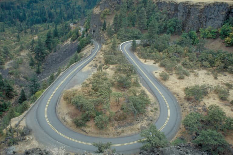 Types Of Curves On Hill Roads
